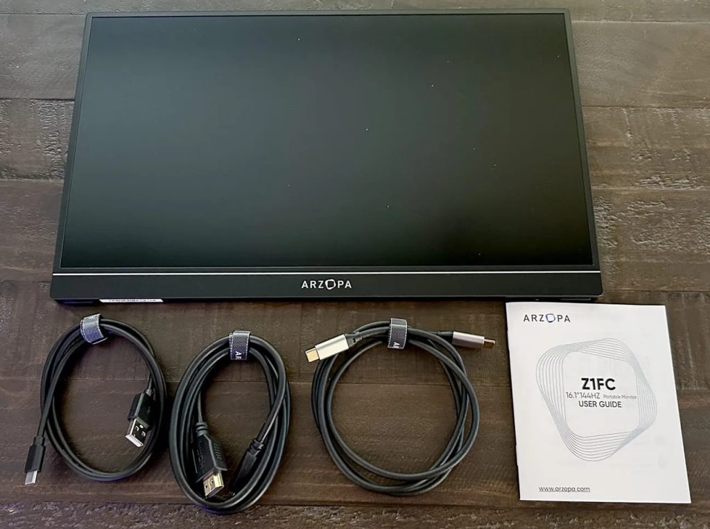 Monitor Portátil Arzopa Z1FC é Bom? Review Completo do Modelo 144Hz